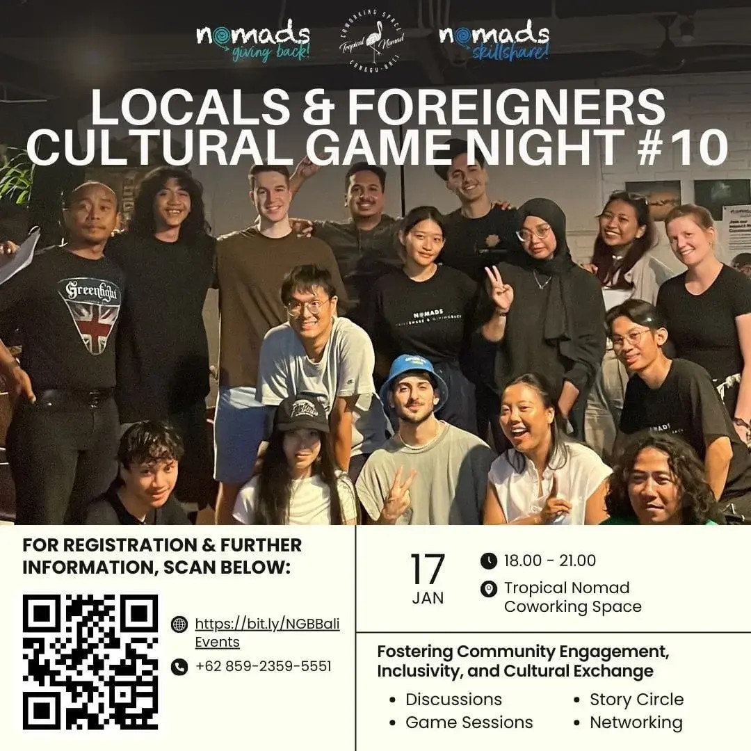 Locals & Foreigners Cultural Game Night in Bali - description, photos ...