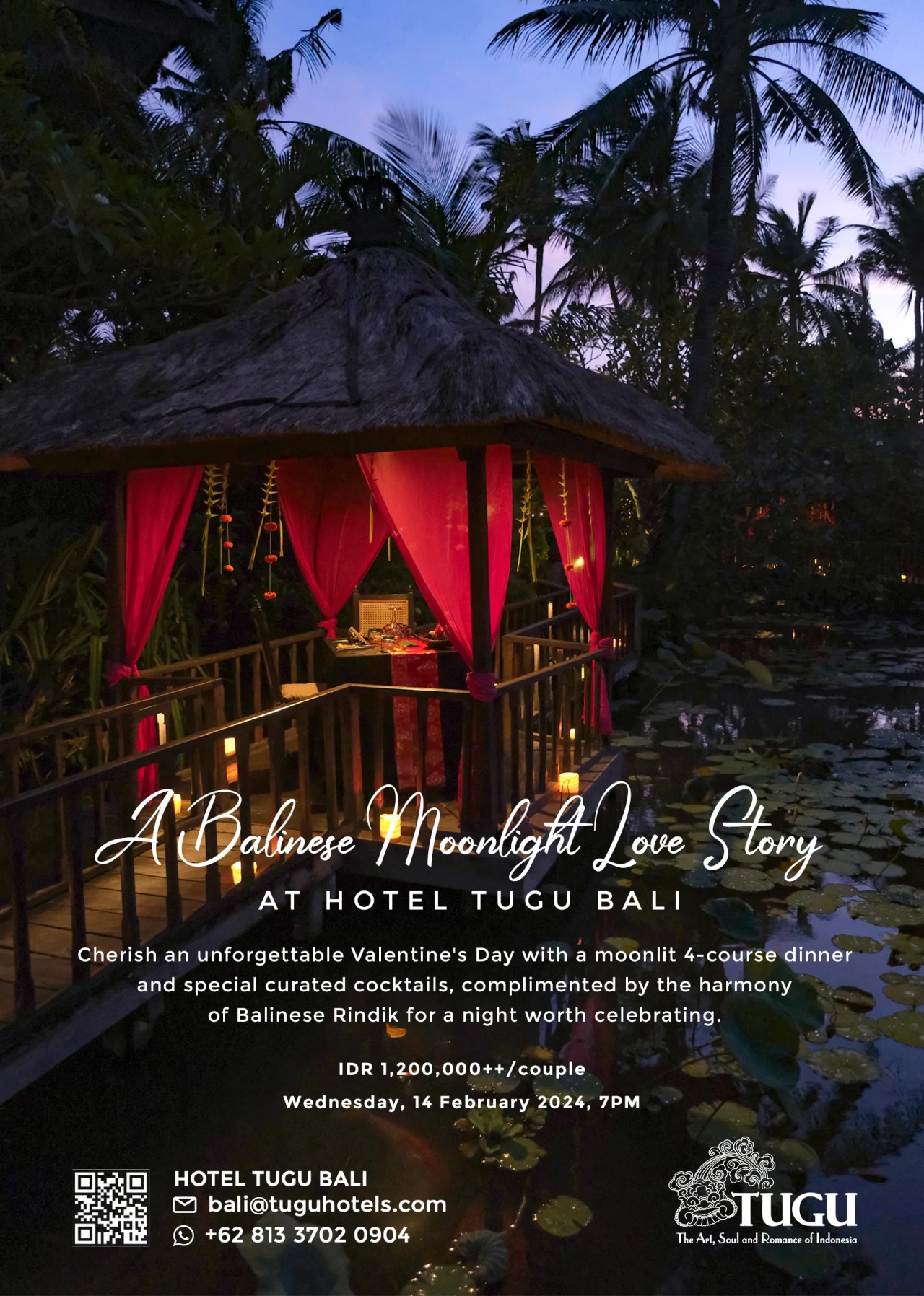 A Balinese Moonlight Love Story: Valentine's Day Dinner in Bali ...
