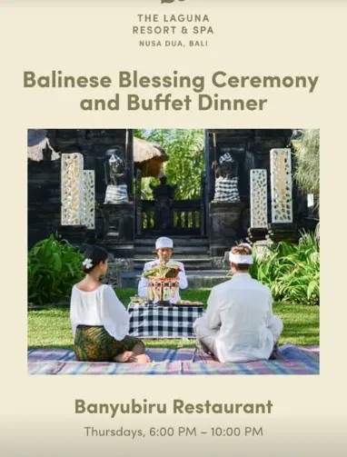 Balinese Blessing Ceremony and Buffet Dinner in Bali - description ...