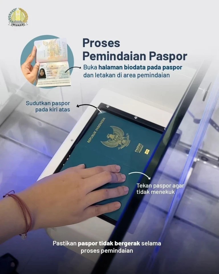 How to go through the automatic gates at Bali airport? Instructions ...