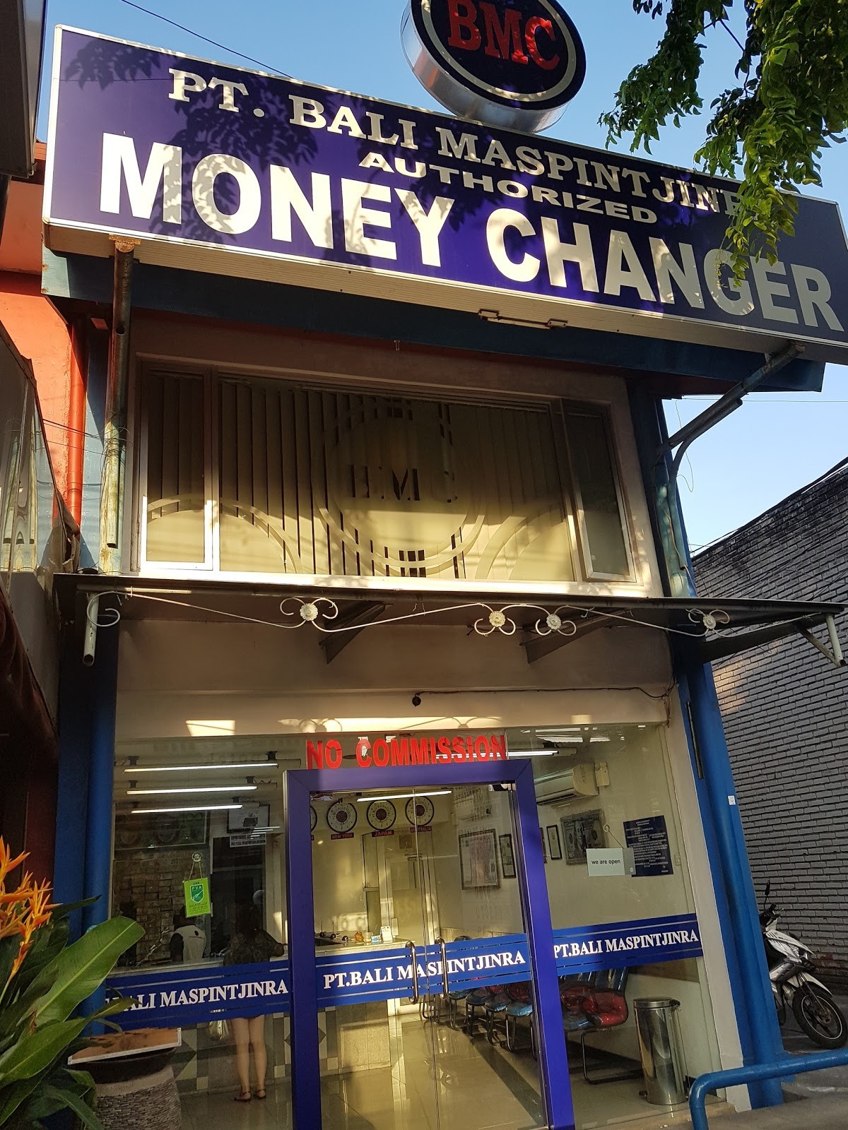 Central Kuta Money Exchange in Bali