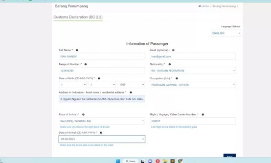 Customs Declaration for Entry to Bali: Step-by-Step Guide - Bali.live