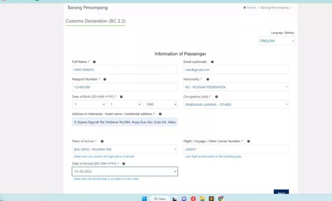 Customs Declaration for Entry to Bali: Step-by-Step Guide - Bali.live