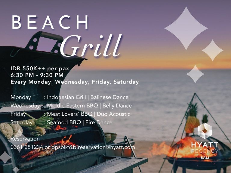 Beach Grill at Hyatt Regency Bali in Bali - description, photos, reviews