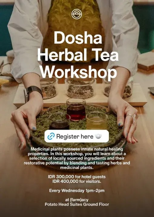 (farm)acy: Dosha Herbal Tea Workshop in Bali - description, photos, reviews