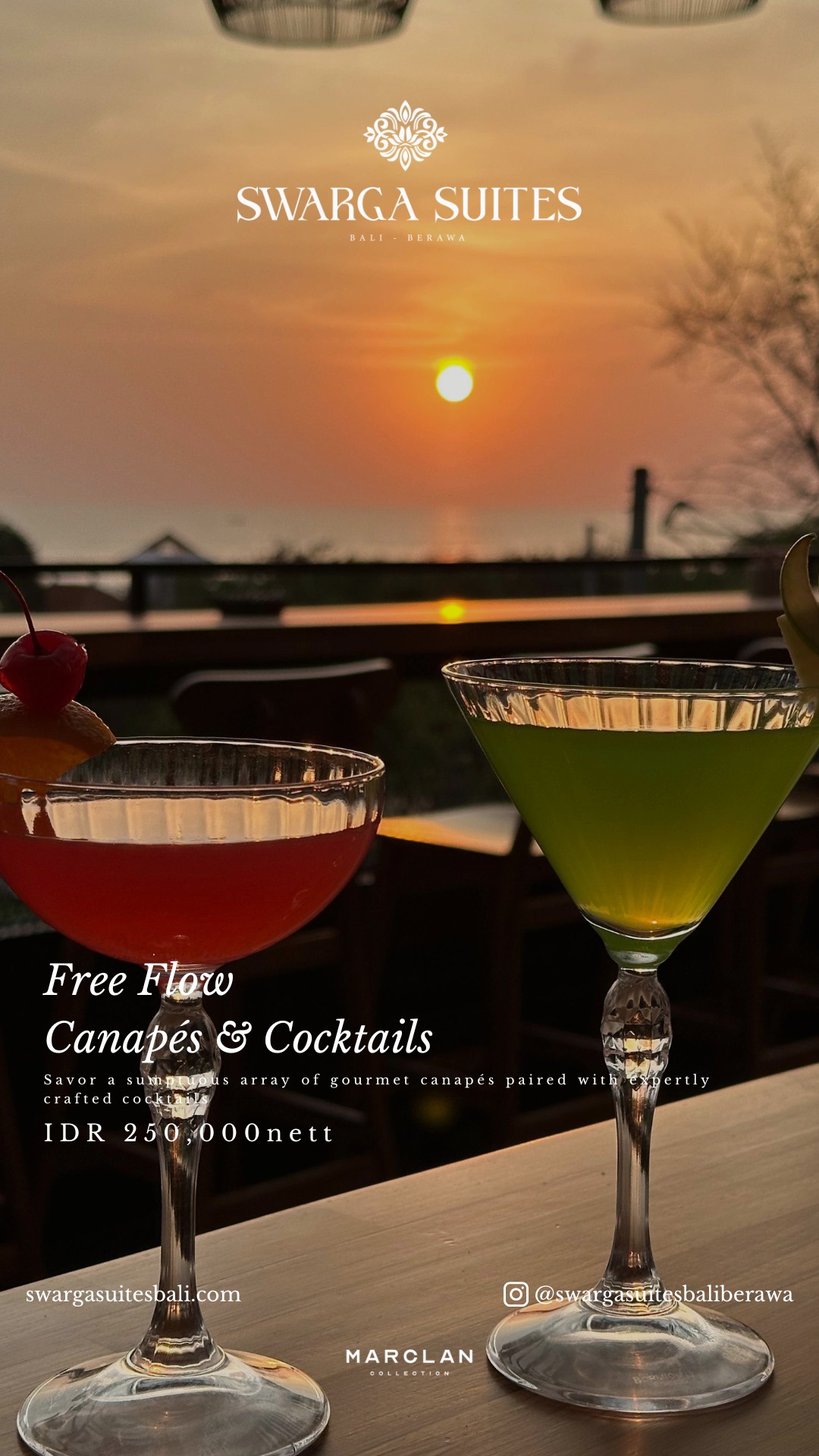 Free Flow Canapes & Cocktails @ Moonlight Rooftop in Bali - description ...