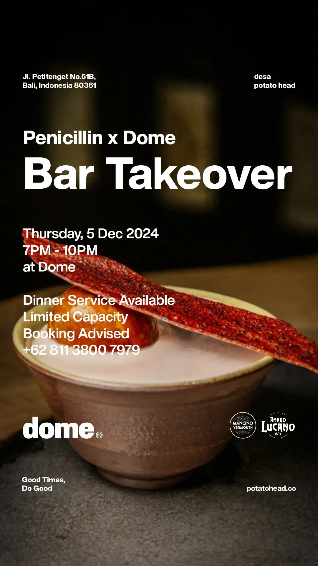 Penicillin x Dome Bar Takeover in Bali - description, photos, reviews