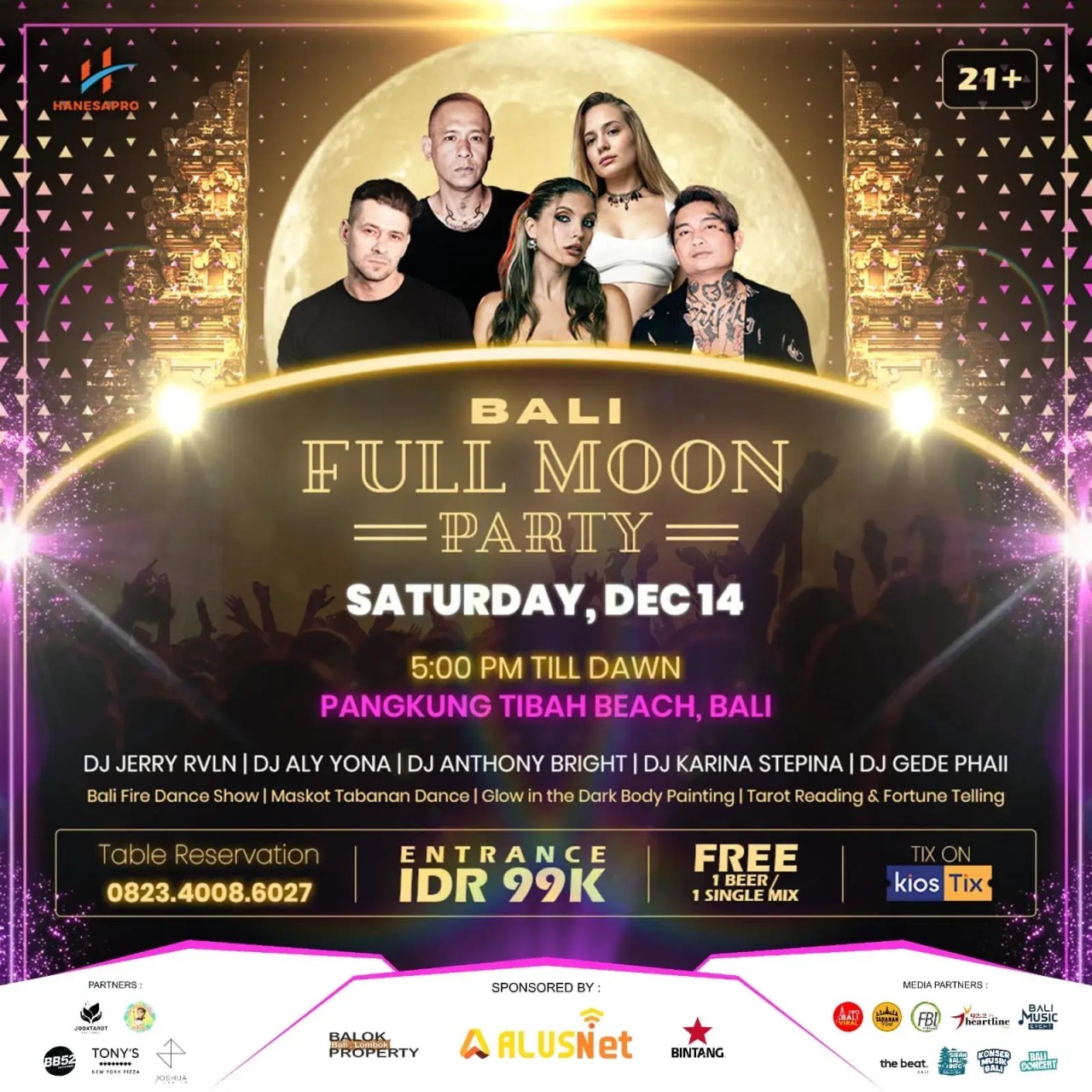 Bali Full Moon Party in Bali - description, photos, reviews